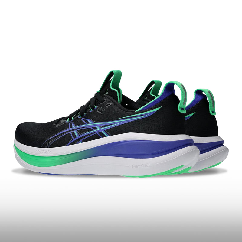 Asics Gel Nimbus 28 Hombre Black Cobalt Burst
