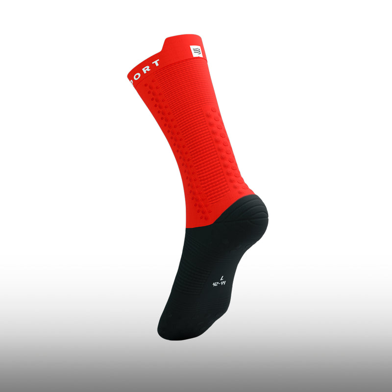 Compressport Pro Racing Socks v4.0 Bike Red Black