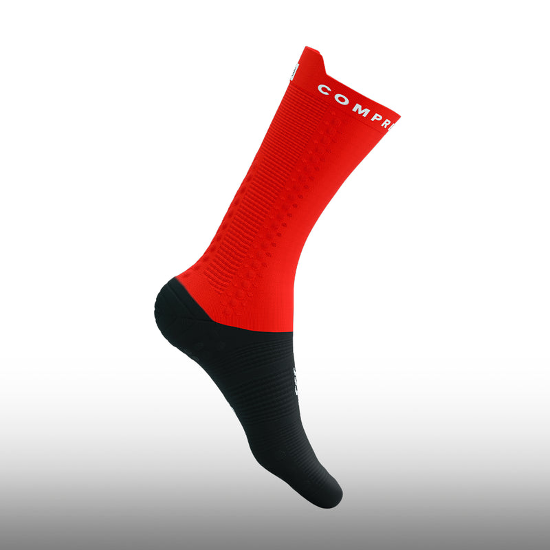 Compressport Pro Racing Socks v4.0 Bike Red Black